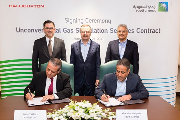 Saudi Aramco Awards Gas Services Contract to Halliburton - USSBC